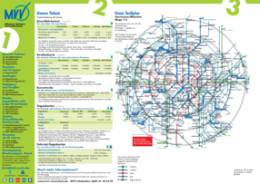 MVV-Netzpläne, MVV-Tarifpläne und MVV-Verkehrslinienpläne | MVV